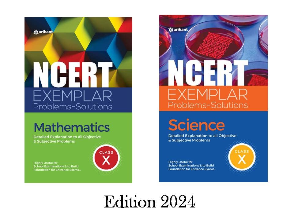 Arihant NCERT Class 10 Exemplar (Mathematics + Science) Combo pack ...