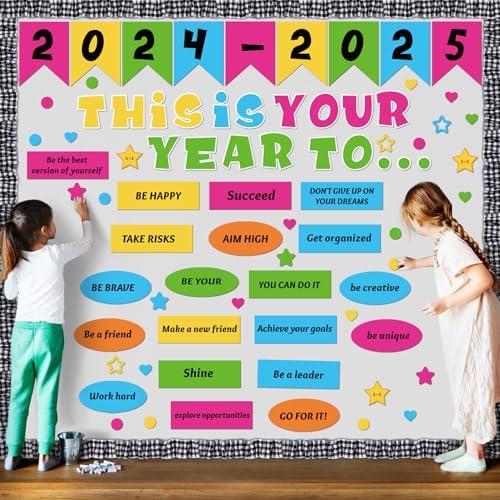 Amazon.com : Feifeiya 81 Pcs Welcome Back to School Bulletin Board This ...