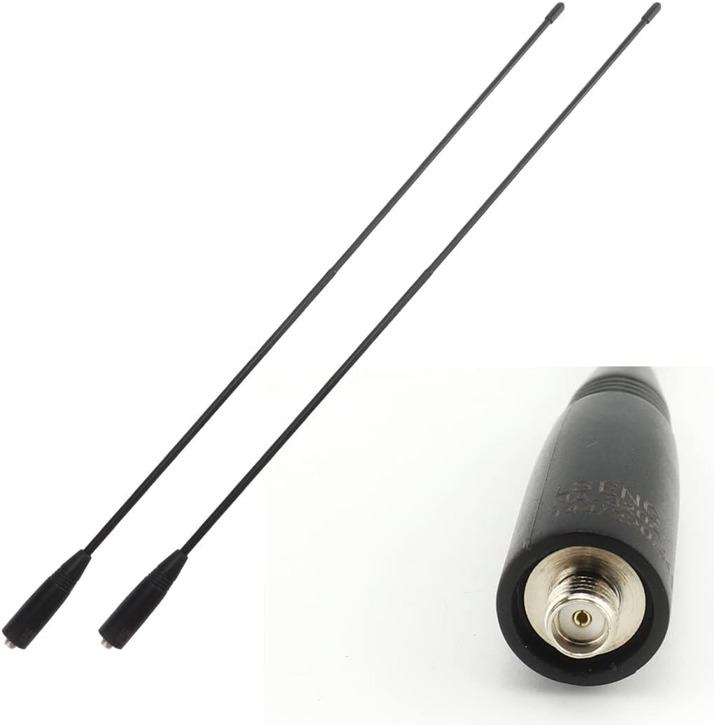2 Pack NA-320A Ham Amateur 2 Way Radio Antenna 144-220-440Mhz 17.7in ...