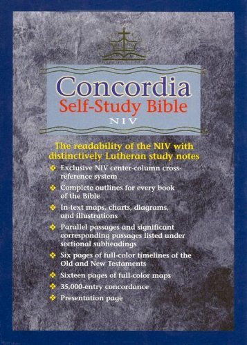Concordia Self-Study Bible-NIV: Concordia Publishing House ...