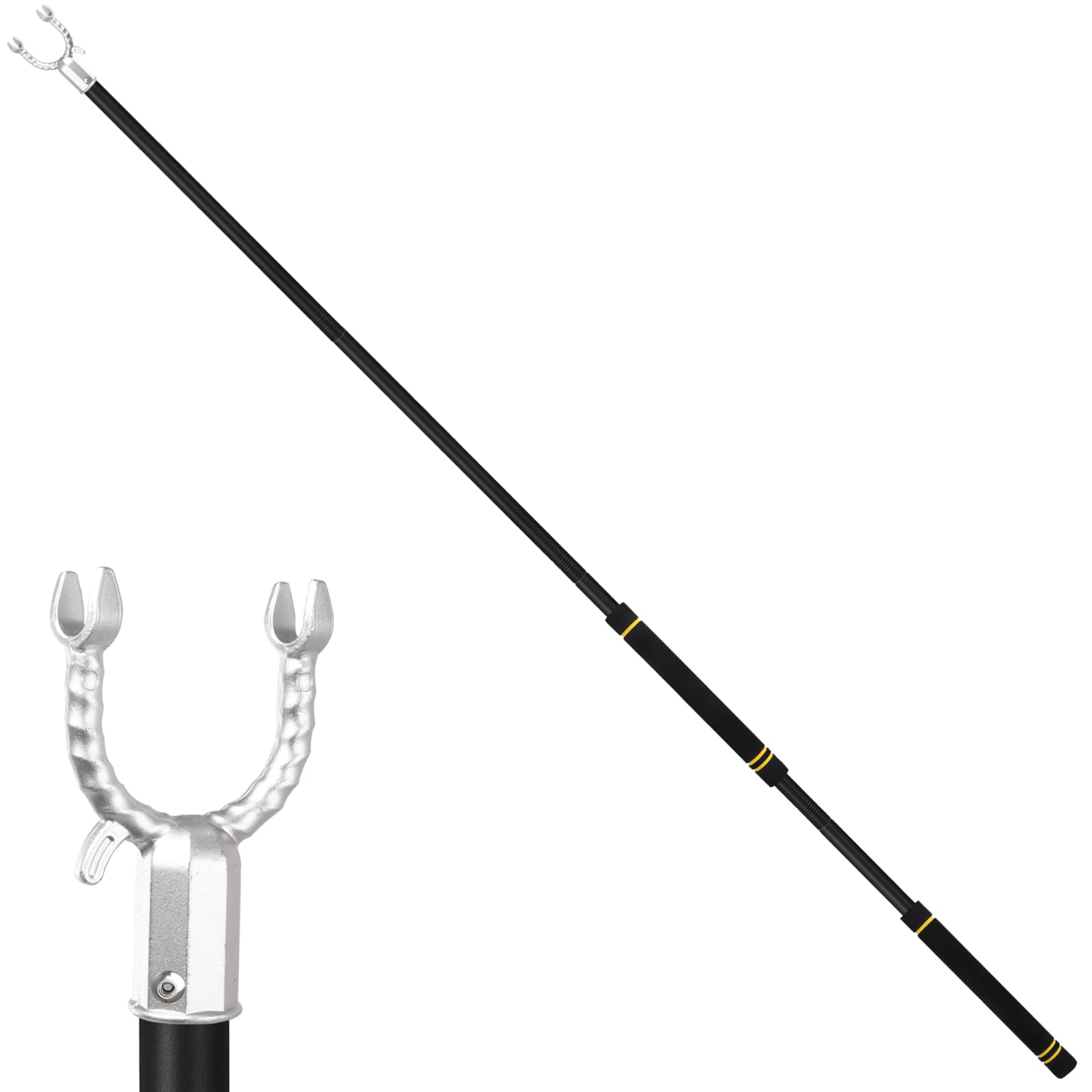 Amazon.com: Frebuta Clothes Hook Pole Heavy Duty,2ft to 4ft Clothing ...