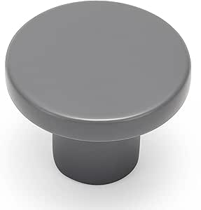 Ravinte 5 Pack Cabinet Knobs Grey Kitchen Cabinet Knobs Round Dresser ...