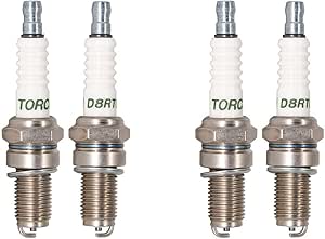 4Pcs TORCH D8RTC Spark Plug Replaces for NGK 4929/DPR8EA-9 5829/DP8EA-9 ...