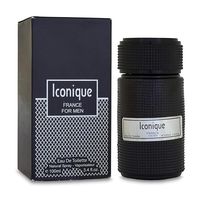 Amazon.com : Iconique for Men, Eau de Toilette 3.4 Fl. Oz. Woody Spicy ...