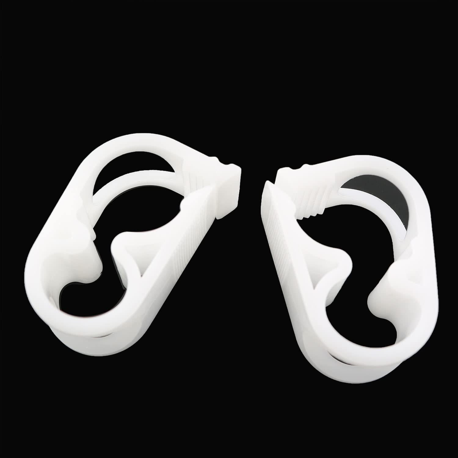 Snapklik.com : 4pcs Flow Control Hose Clamp Plastic Tubing Clamps White ...