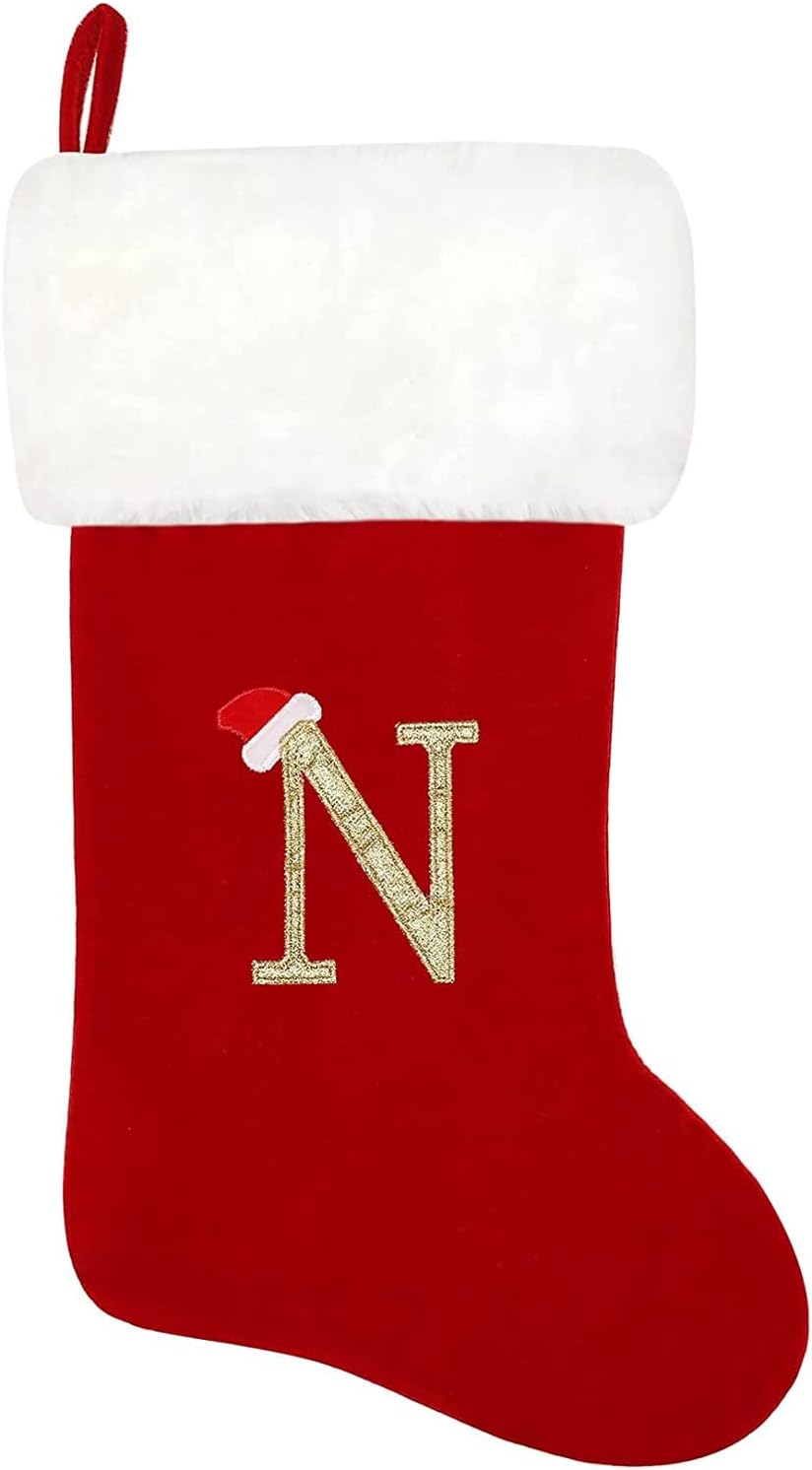 20 Inches Christmas Stocking, Personalised Christmas Stockings with ...