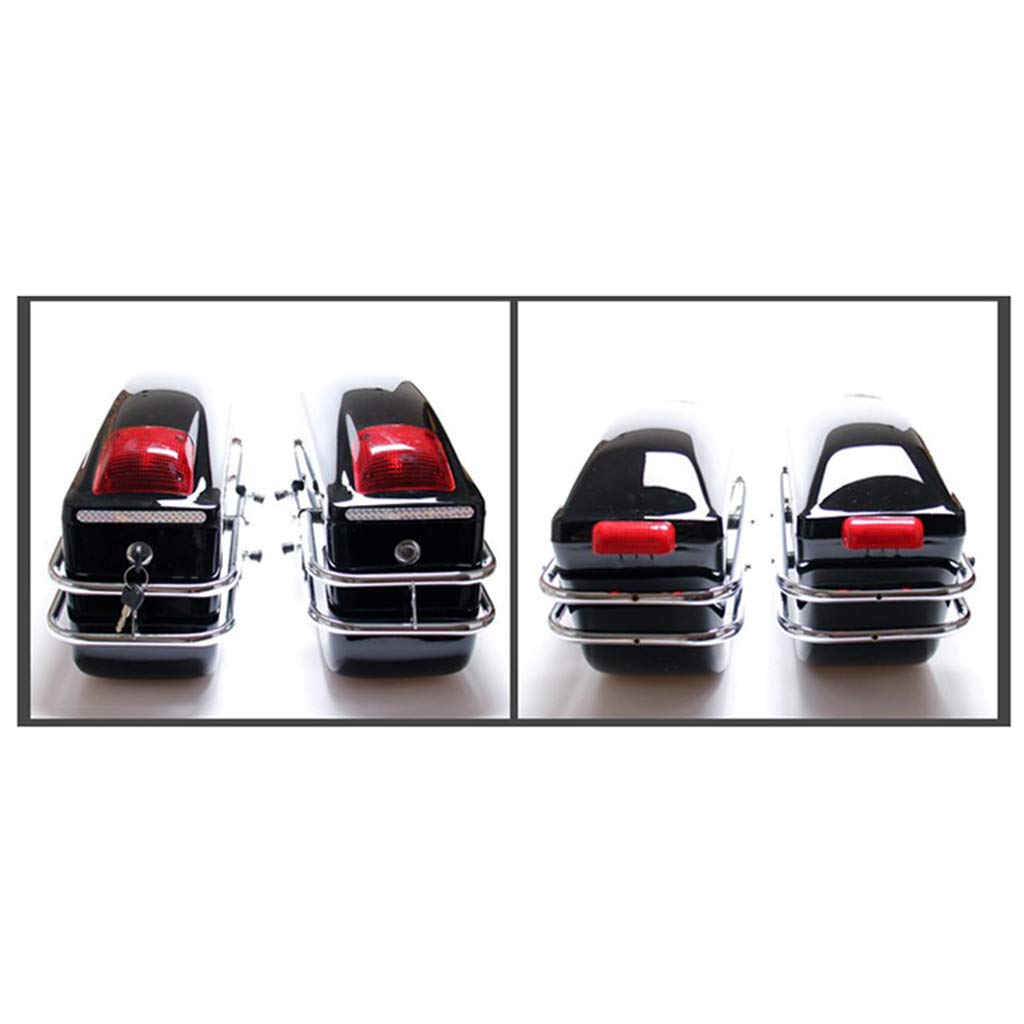 Buy LYHD Universal Motorcycle Side Boxes, Motorcycle Hard Saddlebags ...