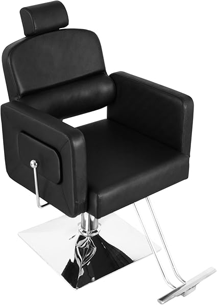 Amazon.com: OmySalon Salon Chair for Hair Stylist, Reclining Barber ...