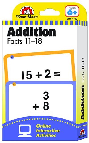 Amazon.com: Evan-Moor Addition Facts 11-18 (Learning Line Flashcards ...