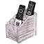 Rustic 3-Slot Wooden Remote Control Holder – Caddy Holder for ...