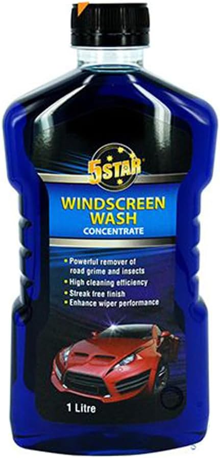 5Star Windscreen Wash Concentrate Washer 1 Liter : Amazon.com.au ...