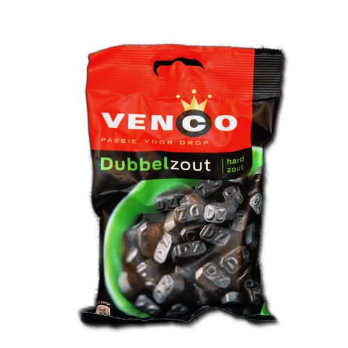 12 x Venco Dubbel Zoute Drop / Lakrtiz Dobbelt Salz DZ a 173g : Amazon ...