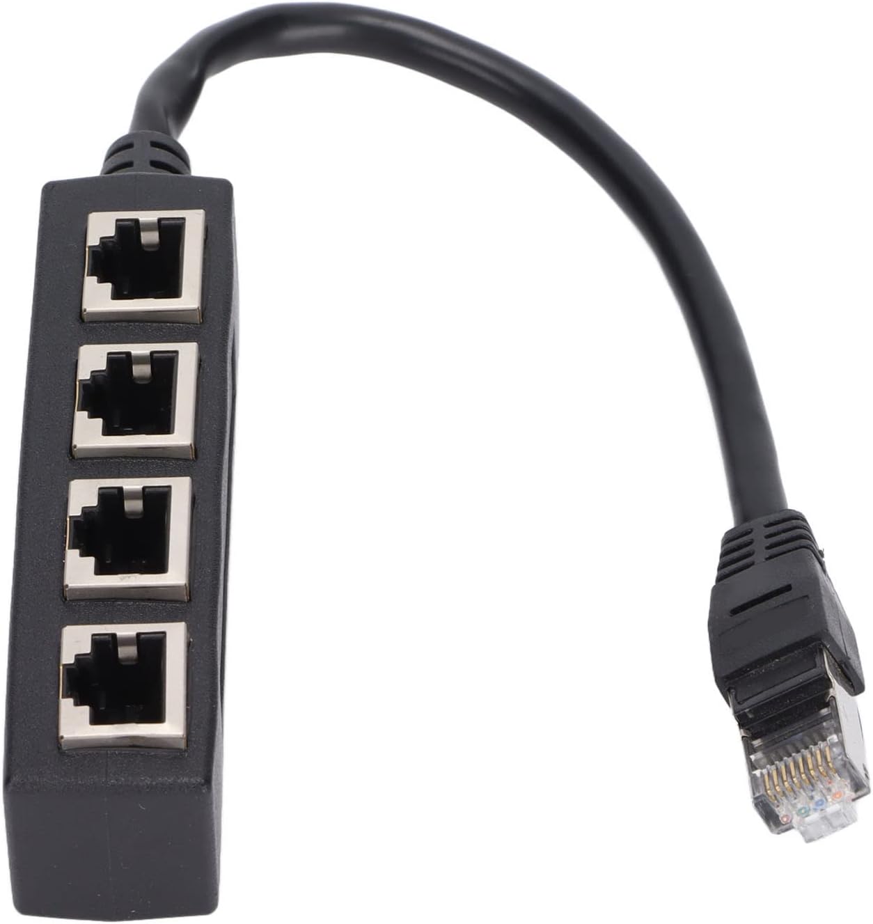 Amazon.com: Leopacat RJ45 Cable Adapter 1 Male to 4 Female Ethernet ...