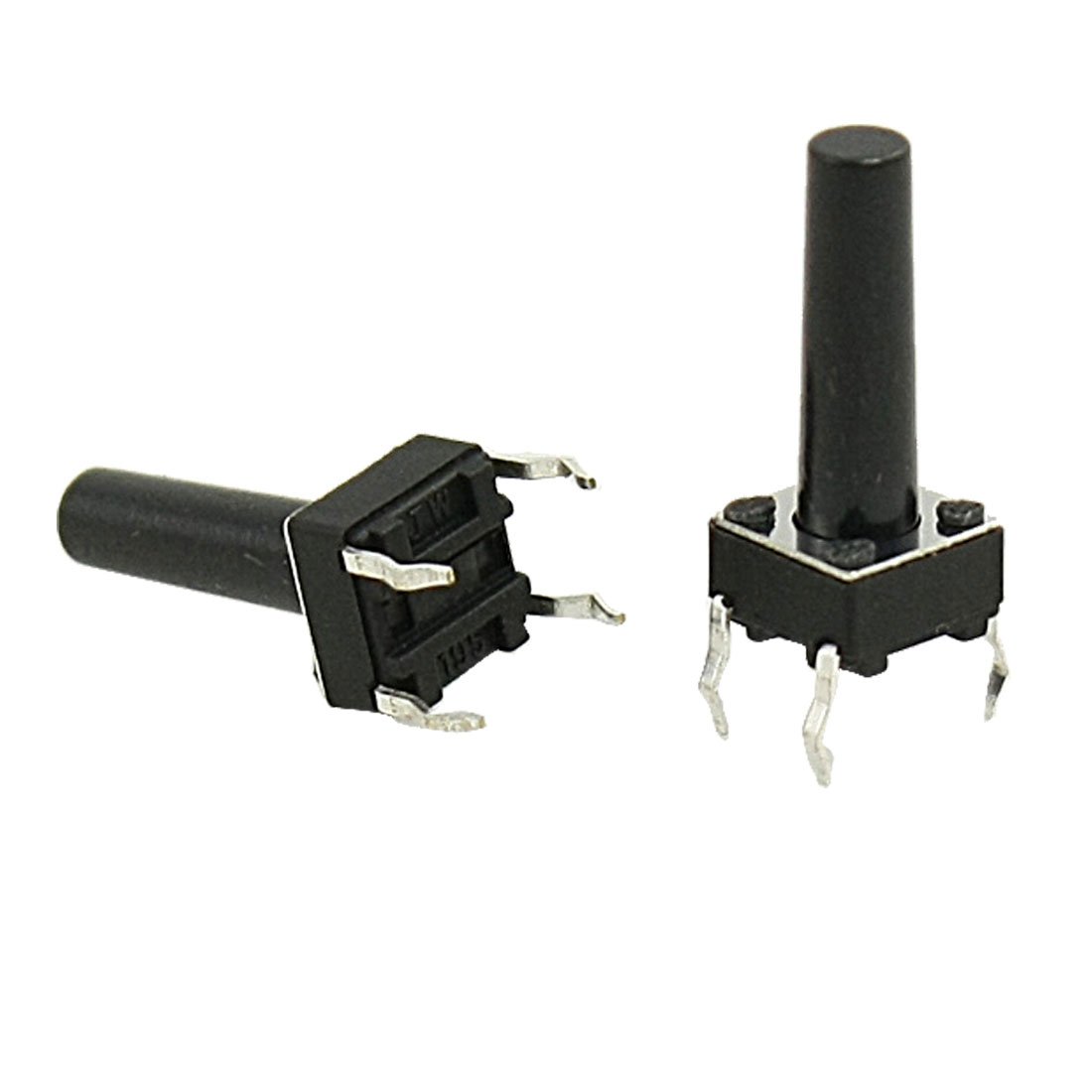 uxcell 100 Pcs 6 x 6mm x 15mm PCB Momentary Tactile Tact Push Button ...