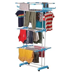 SUNDRY Stainless Steel Jumbo Supreme Cloth Drying Stand, Laundry Drying ...