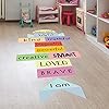Amazon.com: 4-Hilif-r Word Hopscotch Decals, Motivational Hopscotch ...