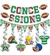 Amazon.com: Football Banner Football Party Decorations Concessions ...