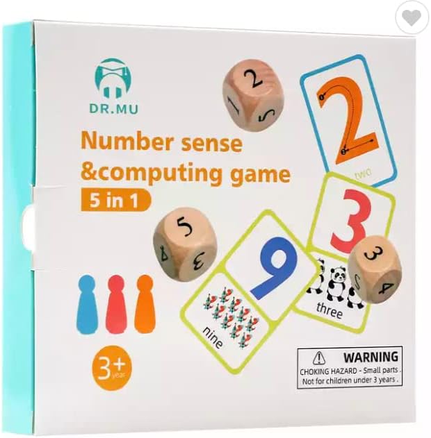 GIFFIT Early Educational Number Learning toy counting number math game ...