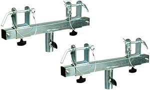 Amazon.com: 2 MR DJ Universal Chrome T-Adapter Triangle/Square T ...