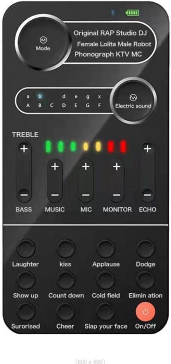 YOGAYE Professional Audio Mixer, Live Sound Card Video Entertainment ...