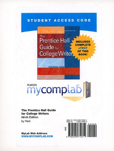 Amazon.com: MyCompLab with Pearson eText - Standalone Access Card - for ...