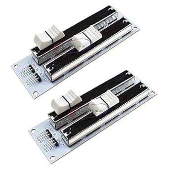 Amazon.co.jp: 2 PCS Linear Potentiometer Module Linear Slide Resistance ...