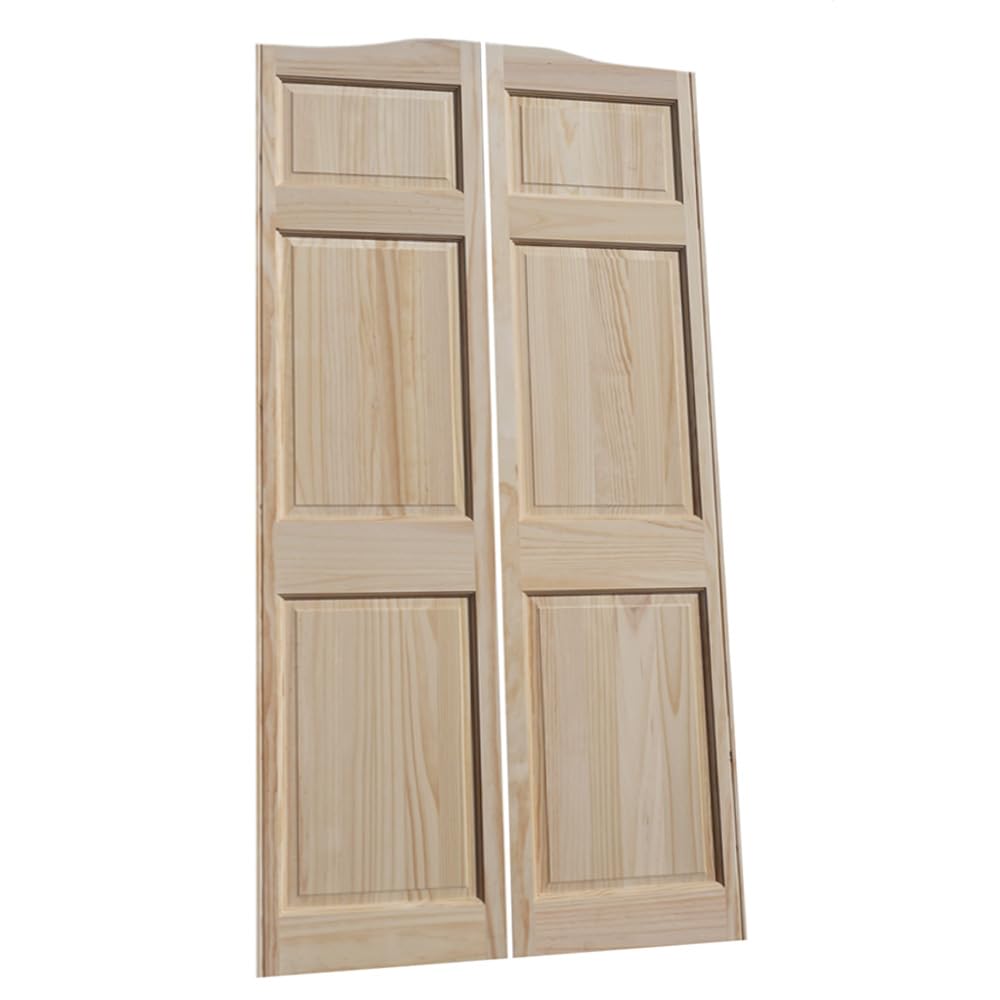 Buy Cafe Doors by Cafe Doors Emporium | 75"T Pine Raised 6 Panel Cafe ...
