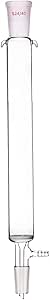 laboratory equipment 400ml Glass Chromatography Column, OD=45mm, 10mm ...