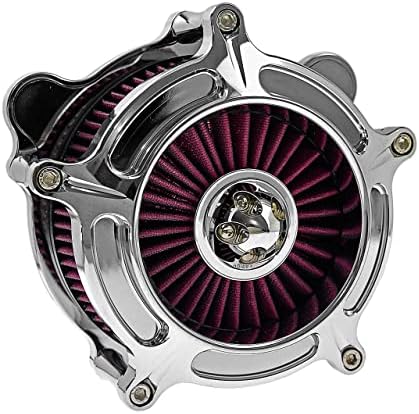 HDBUBALUS Motorcycle CNC Spike Air Cleaner Air Filter Intake System ...