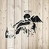 Amazon.com: Fallen Angel Banksy Stencil - Banksy Stencil, Banksy Wall ...