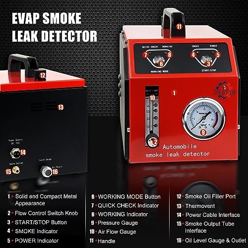 Snapklik.com : JIFETOR Automotive Fuel System Leak Detector Machine ...