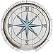 Amazon.com: Compass Rose Coaster Set - Nautical Ocean Beach Boat ...