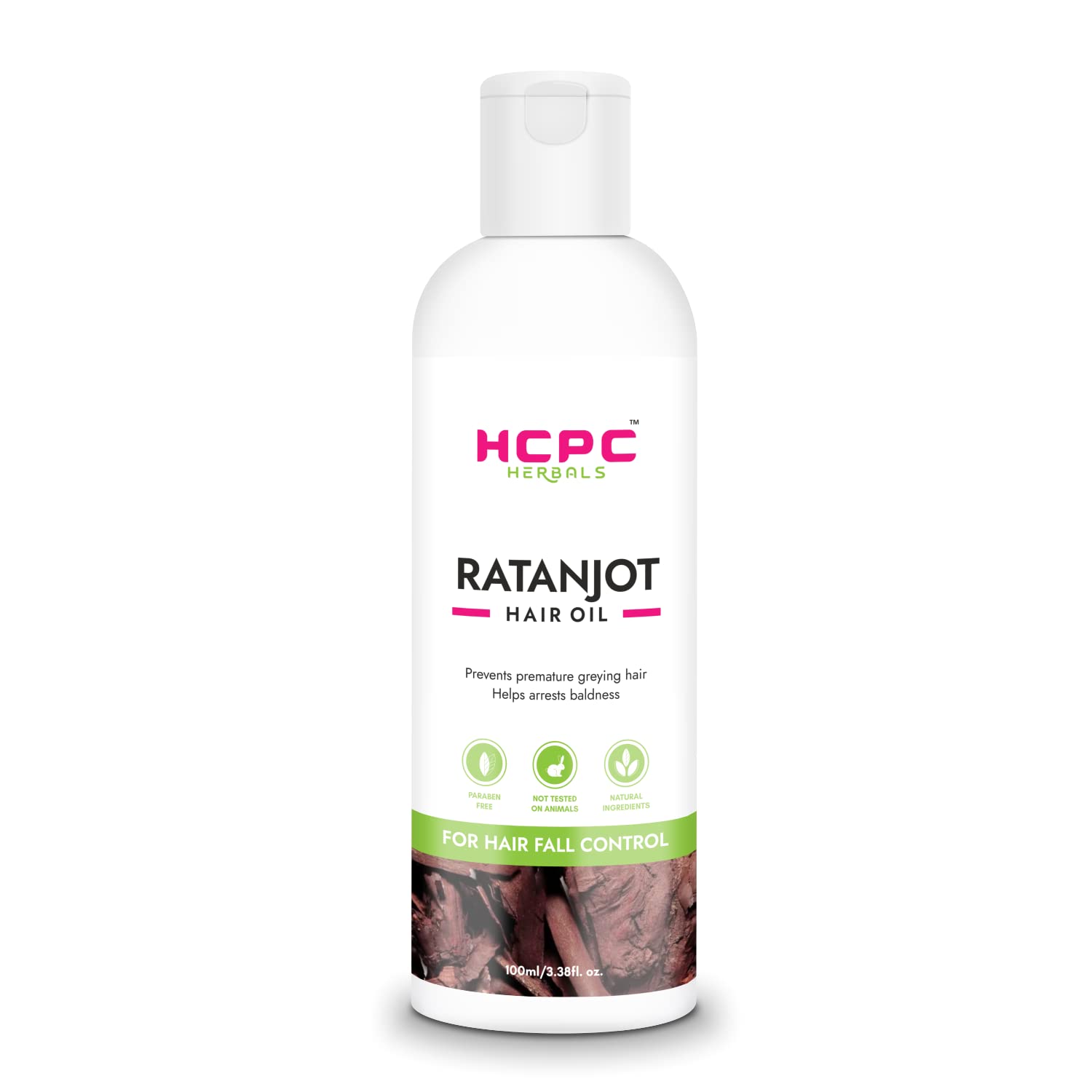 Buy HCPC HERBALS Ratanjot Hair Oil, Ayurvedic Hair Oil For Grey Hair ...