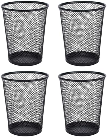 Amazon.com: 4 Pack Pen Holder Metal Mesh Pencil Holders Conical Shaped ...