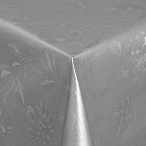 skippys Embossed Plain Colour Cream Wipe Clean Tablecloth Easy Clean ...