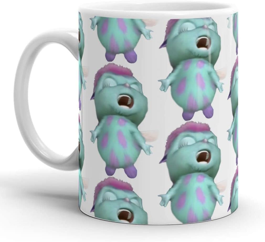 Amazon.com: White Mugs Bibble Birthday From Cups Fairytopia Ceramic Tea ...