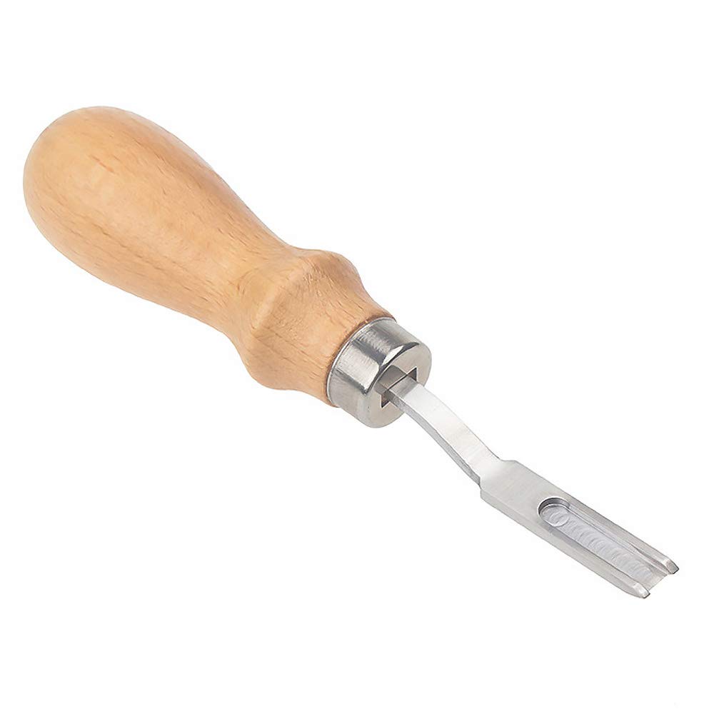 Buy Gobesty Edge Leather Beveler, Wide Mouth Leather Edge Skiving Tool ...