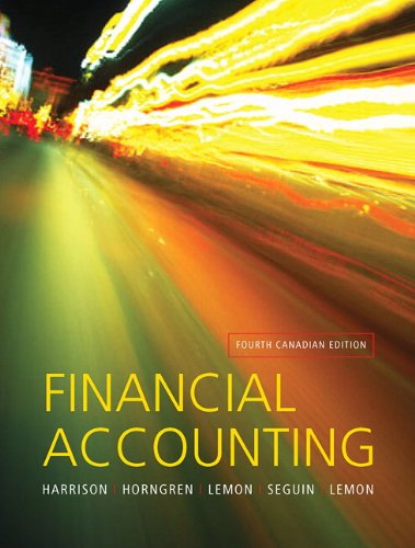 Financial Accounting Fourth Edition: Harrison, Charles T. Horngren, C ...