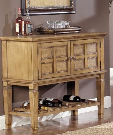 Amazon.com - Kingston Isle Caster Sideboard - Sand - Buffets & Sideboards