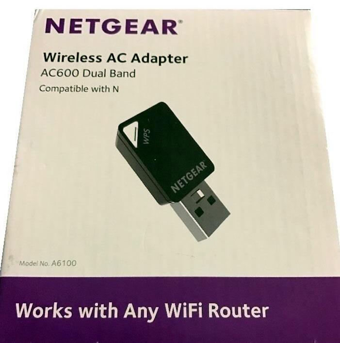 Amazon.com: NETGEAR AC600 Dual Band WiFi USB Mini Adapter (A6100 ...