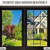 Amazon.com: 59 Ft Window Grille Inserts Grid Kit, Self-Adhesive Peel ...