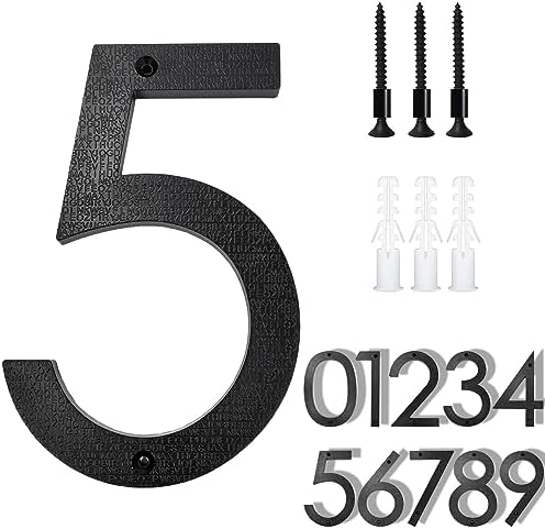 10 Inch House Numbers Large Floating Address Numbers, Modern Address ...