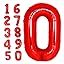 Amazon.com: Giant 40 Inch Red Number 33 Balloon Red 33th Birthday ...