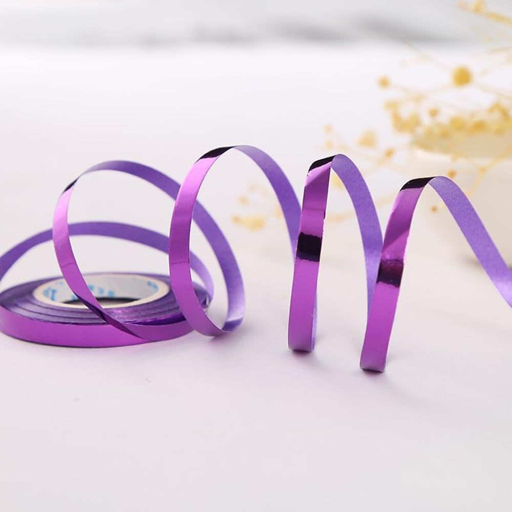 Amazon.com: Shiny Curling Ribbon, 10.9 Yards Assorted Color Metallic ...