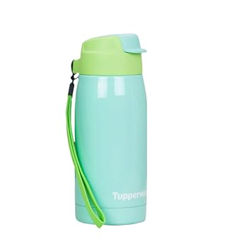 Tupperware Alloy Steel Sipper Bottle 550ml , Green , Pack of 1 : Amazon ...