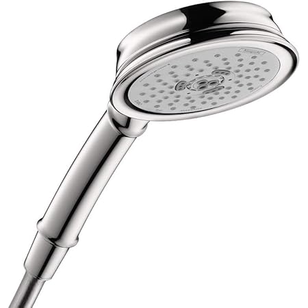 hansgrohe Croma 100 Classic Easy Install 5-inch Handheld Shower Head ...
