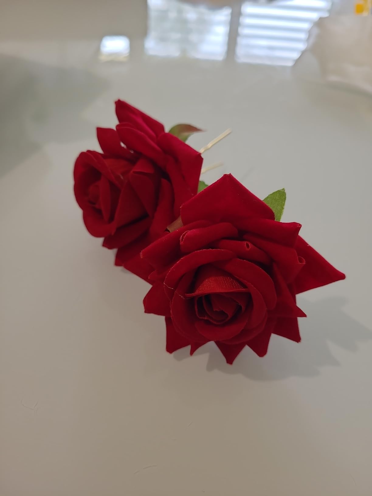 Buy LYF5STAR Handmade Bride Rose Floral Juda Pin For Women| Elegant Red ...