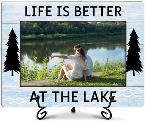 Amazon.com - ukebobo Rustic Home Decor, Life Is Better at the Lake ...