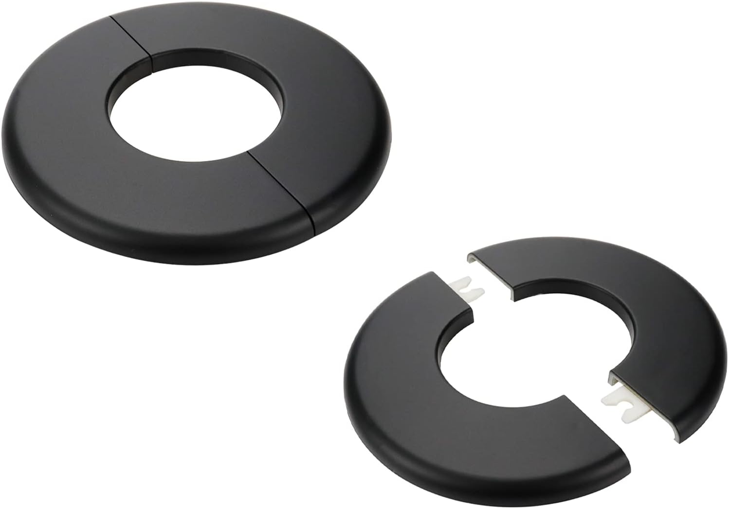 Tsnamay 2 Pcs Wall Split Flange, ABS Round Self-Adhesive Escutcheon ...