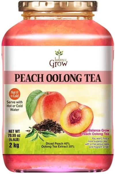 Amazon.com : Generic Balance Grow Peach Oolong Tea, 70.55 oz (4.4LB) 2 ...
